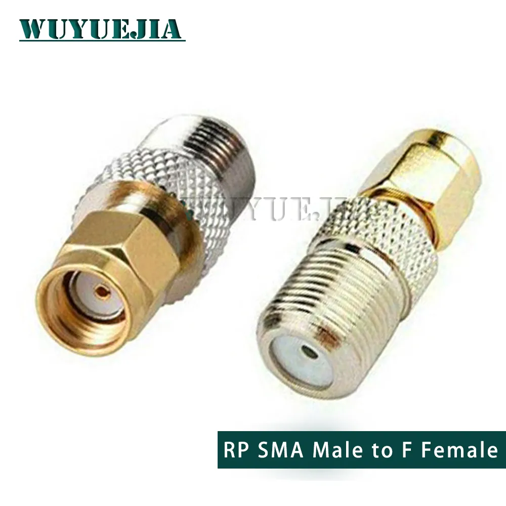DHgate.com:High-Quality Brass Gold Plated SMA Male to F TV Female ...