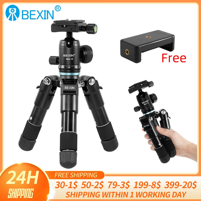 Portable Mini Tripod Aluminum Stand for Universal SLR Camera and ...