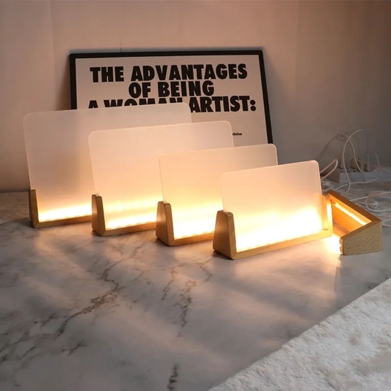 U Shaped LED Light Base Wooden Frame Display... From Ddmyday, $30.39 ...