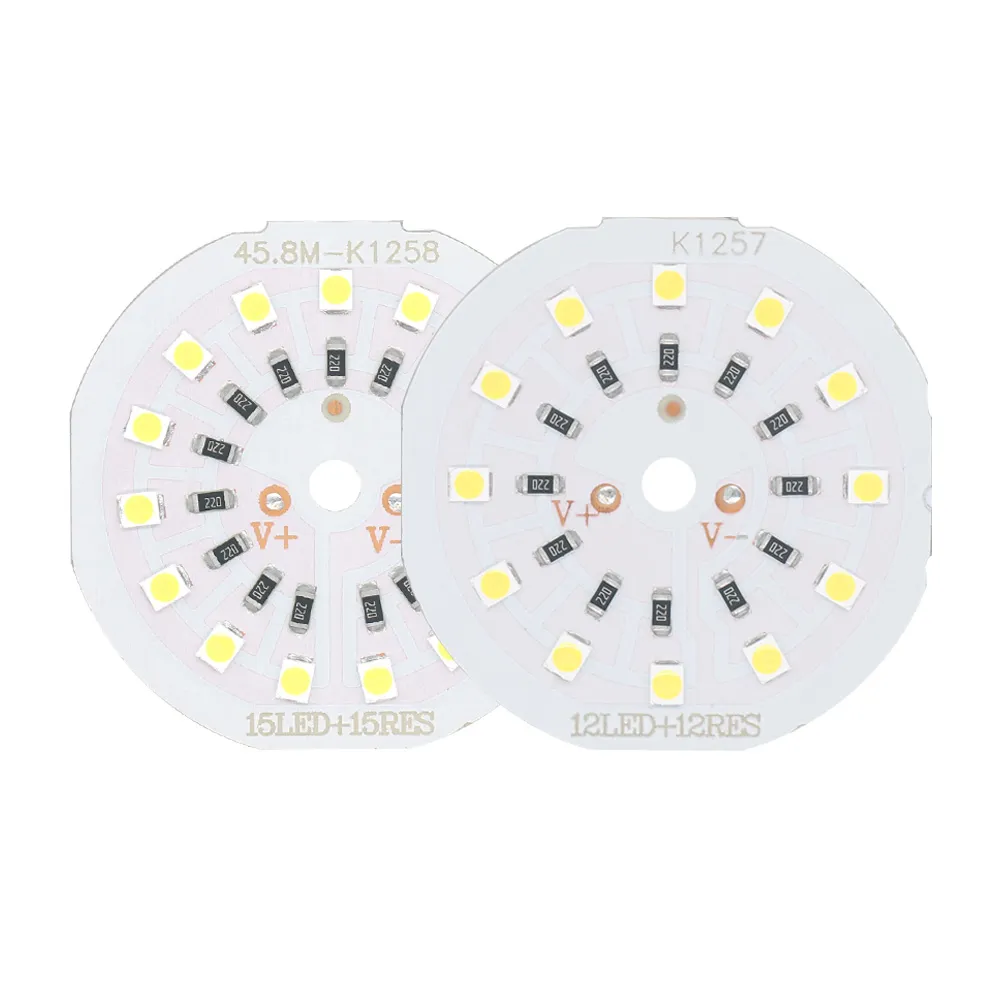 12V DC LED Lamp PCB Light Board for 9W 12W 15W 18W Cool White LED Bulb ...