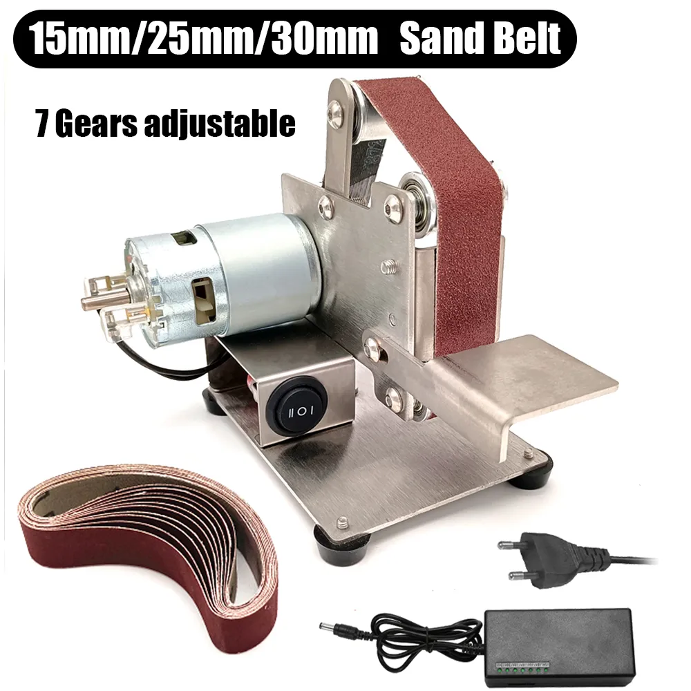Mini Electric Belt Sander Multifunctional Grinder Belt Sander DIY ...