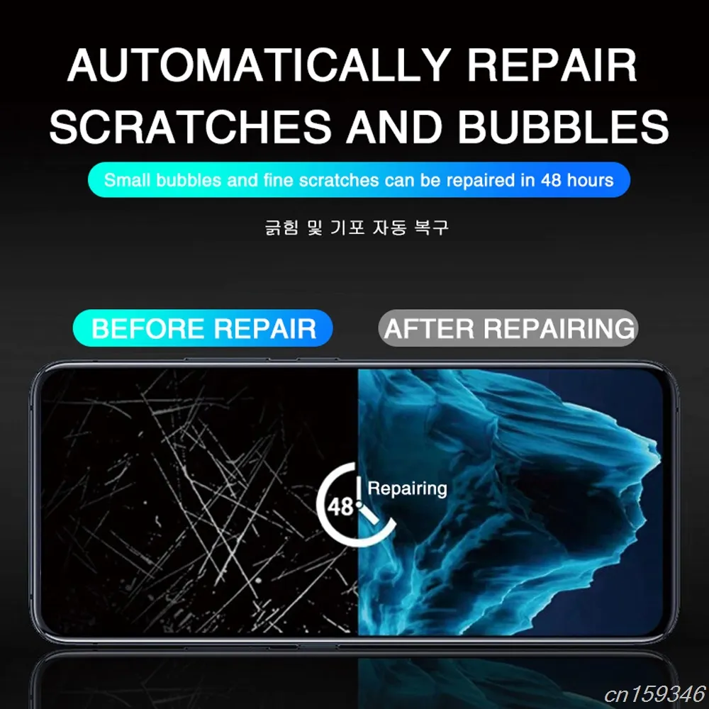 HD Transparent Hydrogel Screen Protector Film for OPPO Find X3 X2 Pro ...