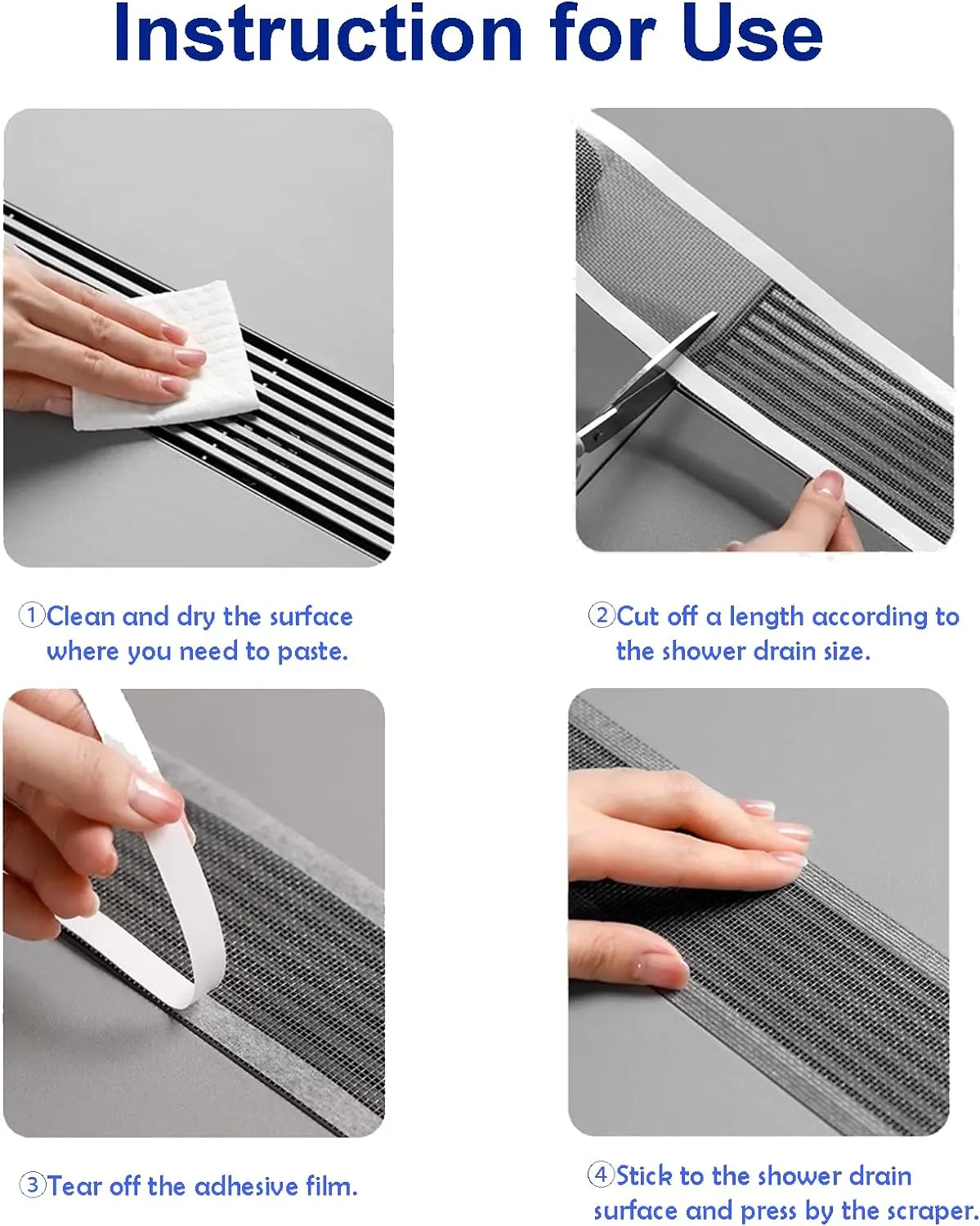 DHgate.com:Floor Drain Net Sticker Hair Catcher - Disposable Mesh Tape ...