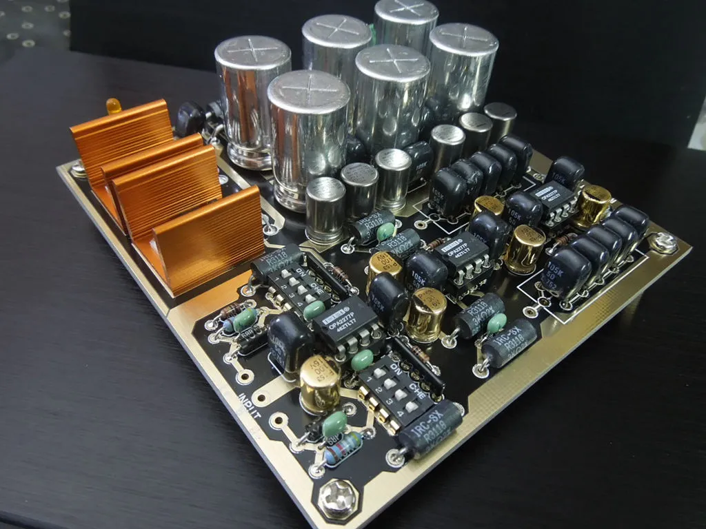 Hi Fi Preamplifier Adjustable Gain Pre Amp Board PCB... From Ddmyaug ...