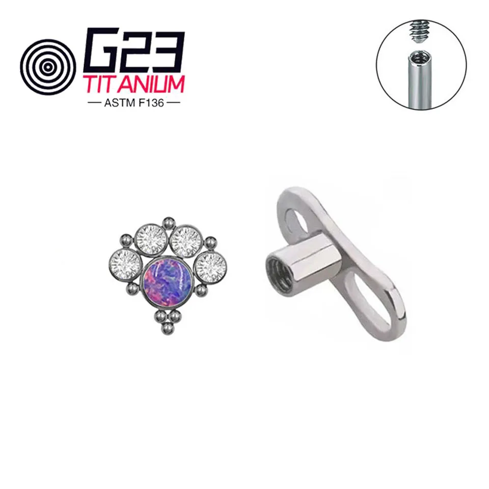 Titanium Internal Thread Helix Piercing - 16G Grade ASTM F136 for ...