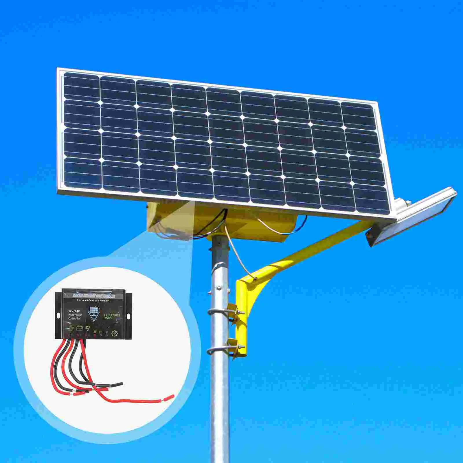 Solar Charge Controller 12V/24V Auto: Waterproof Regulator for RV ...
