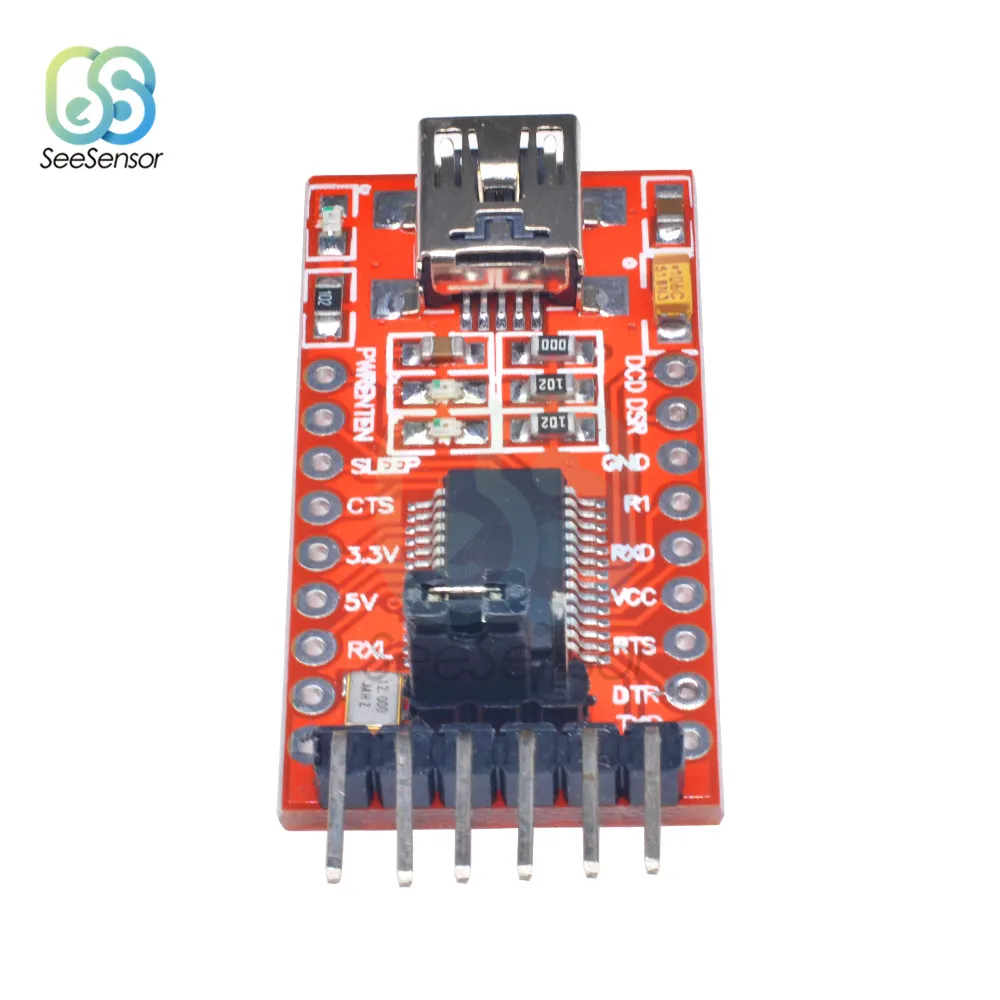 Rs232 Female To Usb FTDI FT232RL USB To TTL Serial Adapter Module For ...