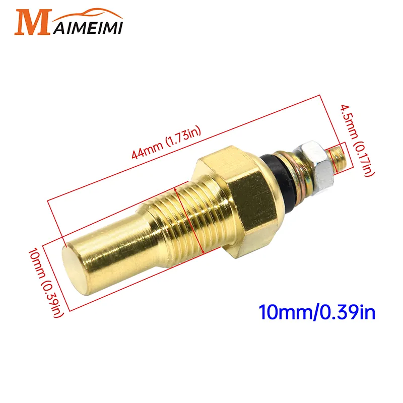 10mm 1/8 NPT Water Temp Sensor - Universal Electric Gauge Oil Temp ...