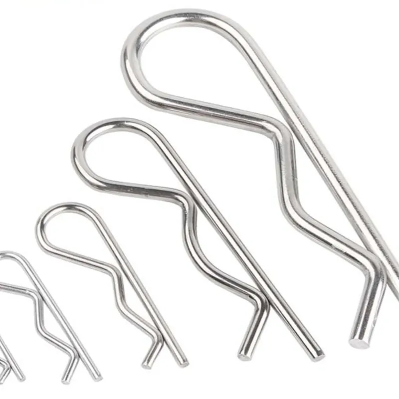 Fastener Clip Assortment: R Type Cotter Pins, Spring Steel Retaining ...