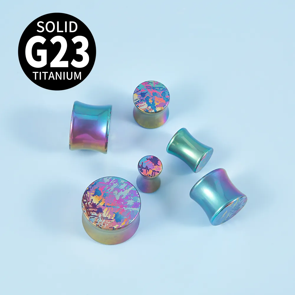 DHgate.com:Titanium Double Flared Ear Plug Ear Gauges Expander - 1 Pair ...