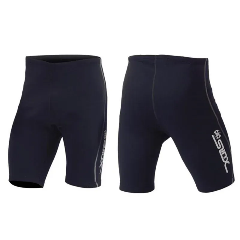 Black Neoprene Men's Diving Shorts for Swimming, Surfing, Spearfishing ...