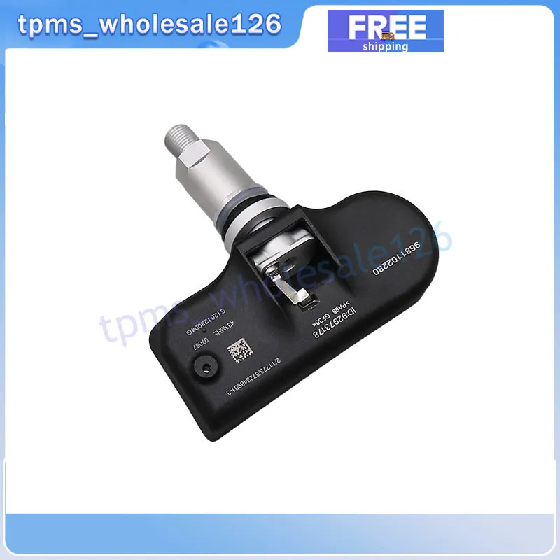 433MHz TPMS Sensor Tire Pressure Monitoring System for Peugeot 1007 407 ...