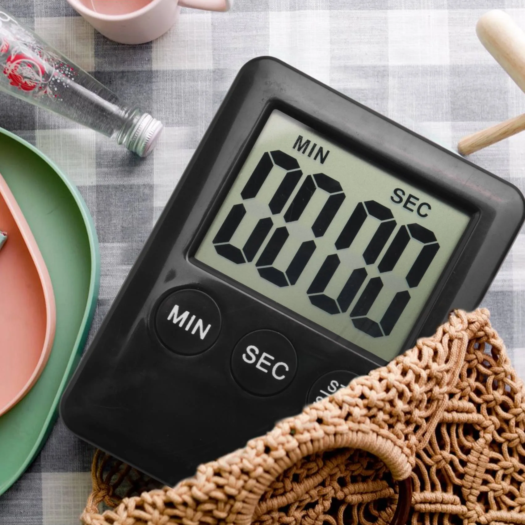 Countdown Cooking Companion: Magnetic Kitchen Timer with Egg Shape and ...