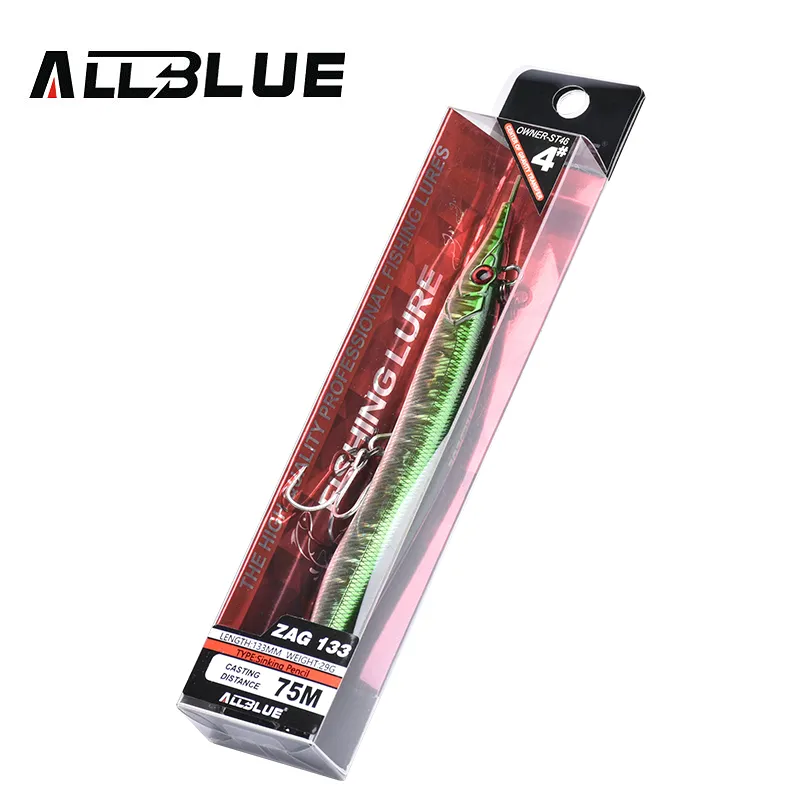 ALLBLUE 3D Eyes Needlefish lures - 133mm/30g Sinking Pencil Artificial ...