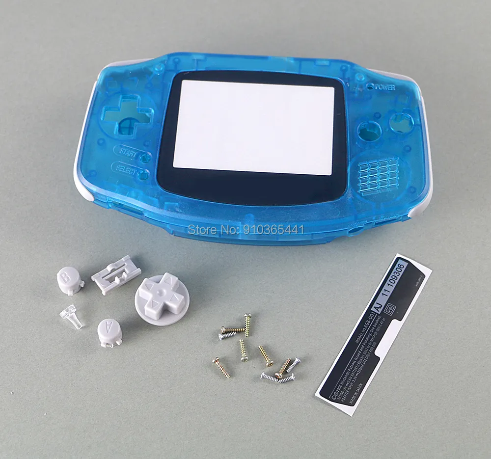 DIY full set housing shell cover case with conductive rubber pad ...