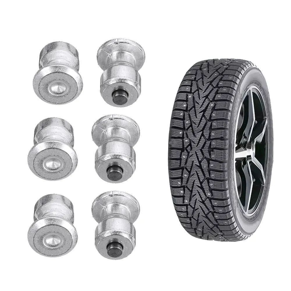 Winter Tire Studs Snow Spikes for Cars, Motorcycles, ATVs - 100 Pack ...