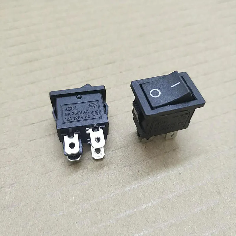 DHgate.com:Red LED Rocker Switch, 21x15mm, 4 Pin 2 Terminal, IP67 ...