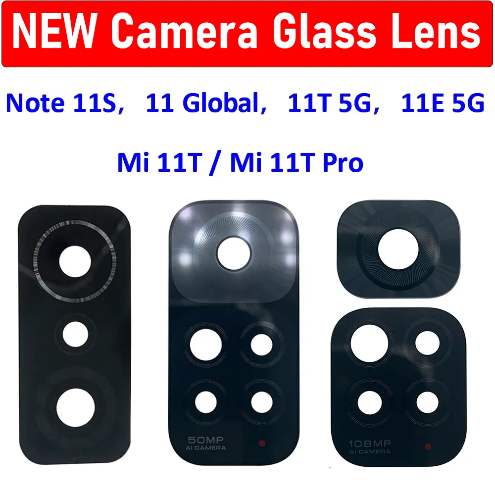 Premium Rear Camera Lens Glass Cover Replacement for Xiaomi Mi 11T Pro ...