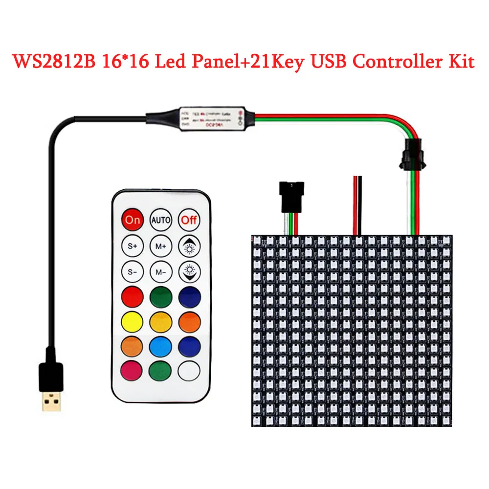 Flexible Panel tft module with 21-Key USB RGB Controller and ...