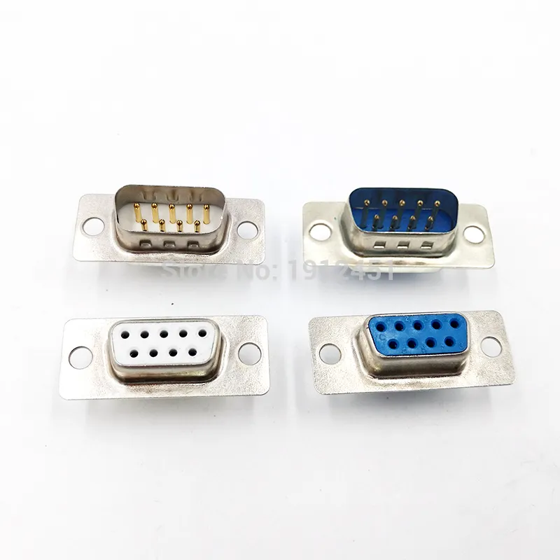 DHgate.com:10PCS DB9 Core VGA Plug Connector, 9-Pin Hole Socket, RS232 ...