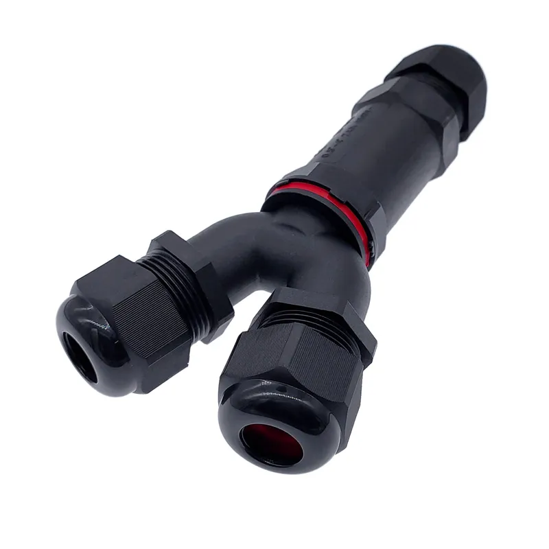 Waterproof Electrical Wire Connectors Y Type 2/3/4/5 Pin Cable Plug ...