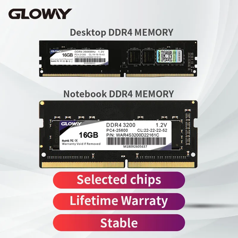 DHgate.com:Gloway DDR4 8GB 2666MHz DIMM RAM | 16GB 3200MHz SODIMM PC4 ...