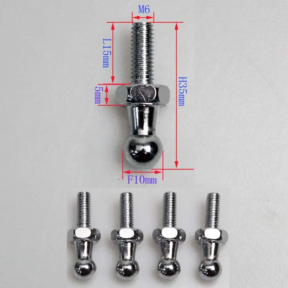 DHgate.com:10mm Gas Struts: Spring Lift Supports with Screw Nut, Washer ...