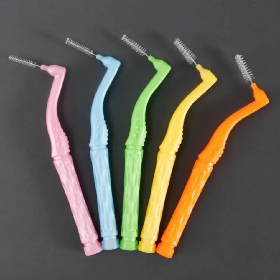 Orthodontic Interdental Brush: L Shaped Toothbrush With Interdental ...