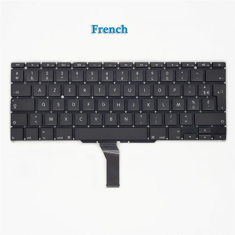 MacBook Air 11-inch Keyboard A1370 A1465 US UK Russian Spanish French ...