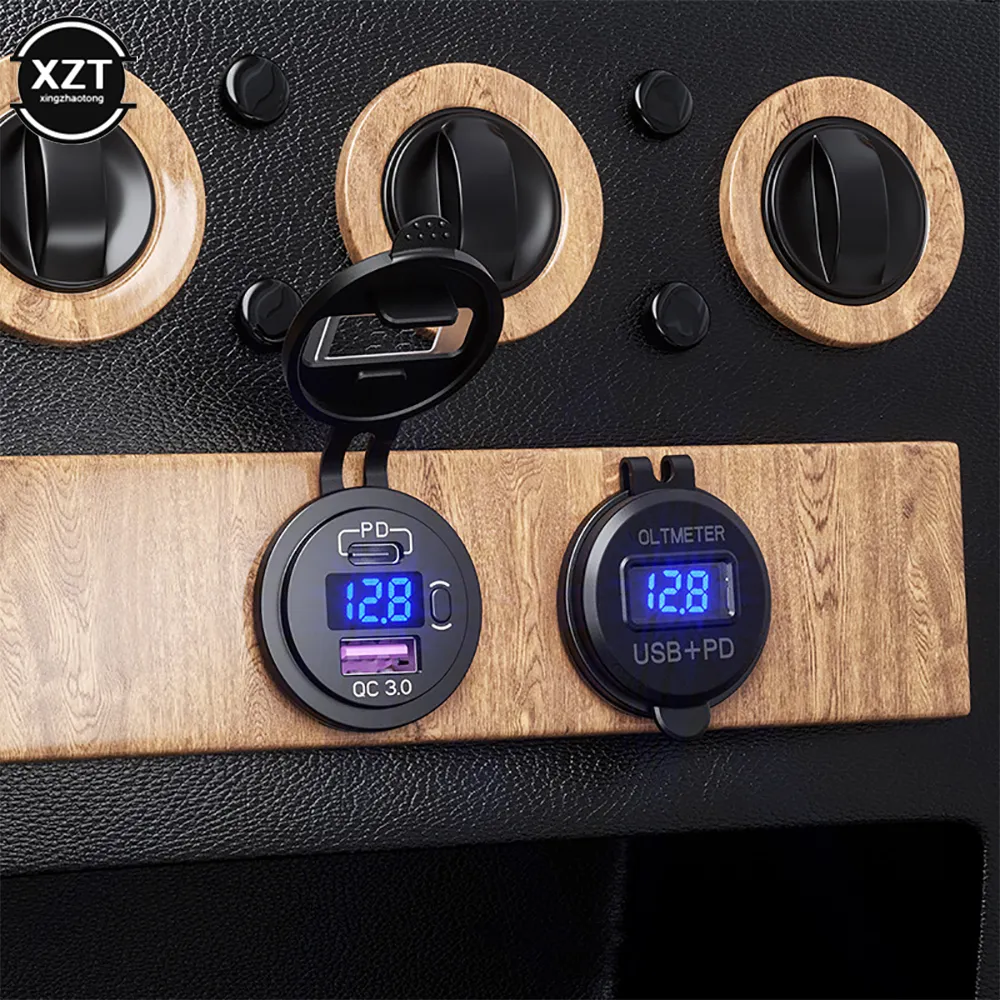 DHgate.com:60W PD QC 3.0 Dual Port Type C Waterproof USB Charger Outlet ...