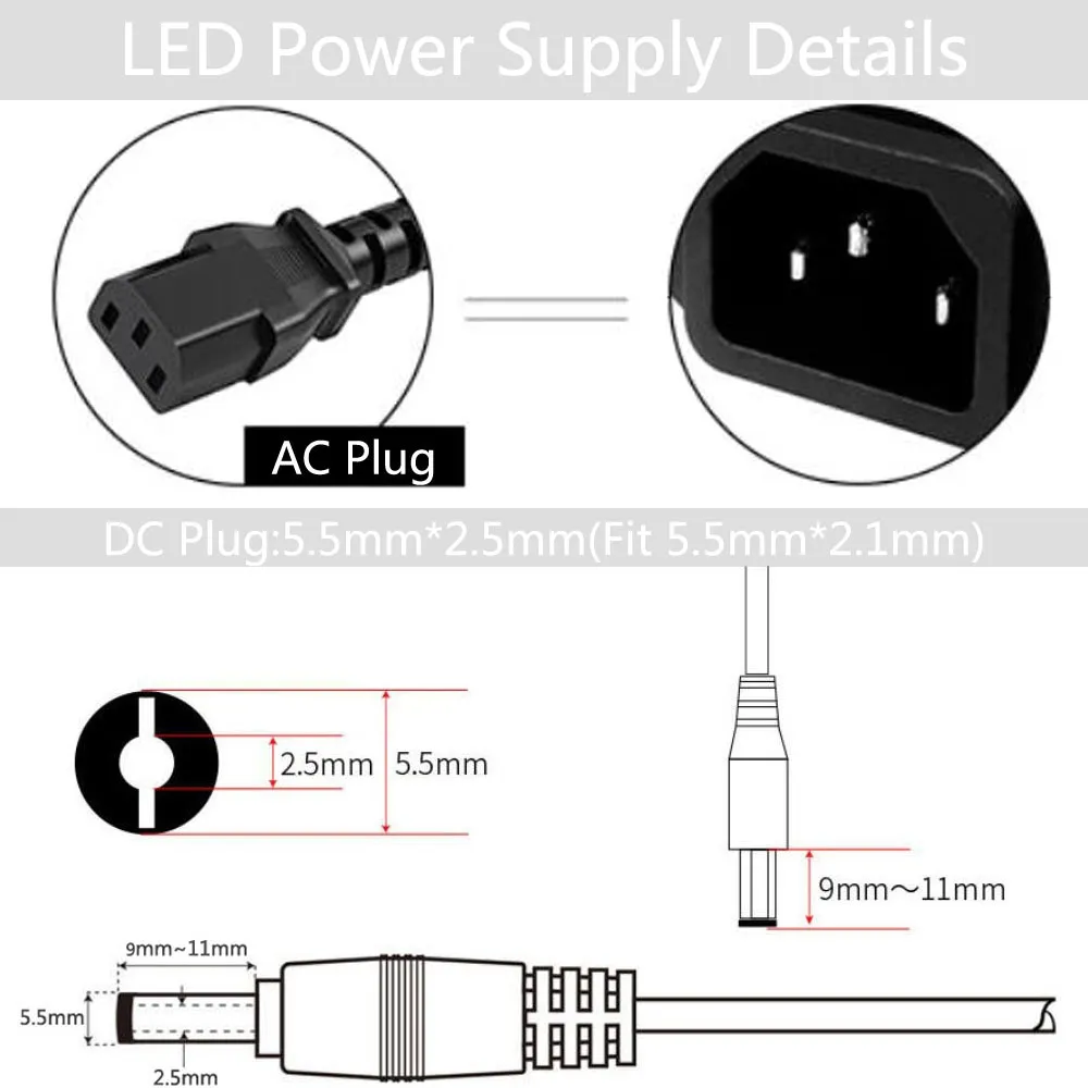 DHgate.com:2024 WS2812B LED Strip Lights Power Supply - Safe and ...