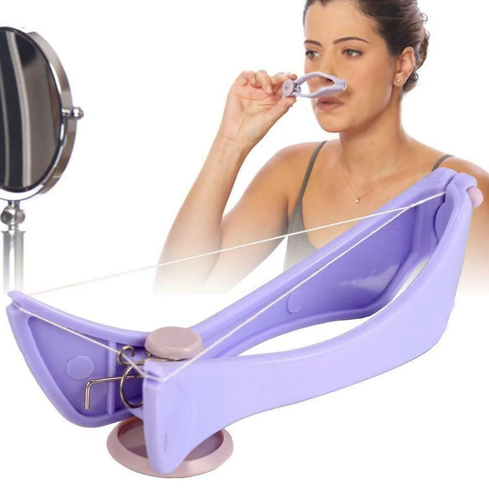 Women Facial Hair Remover Spring Threading Epilator Face Defeatherer ...