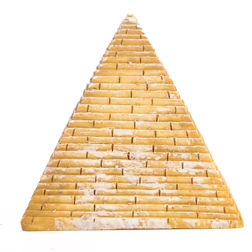 Retro Ancient Egypt Pyramid Resin Ornament Paperweight Crafts Figurines ...