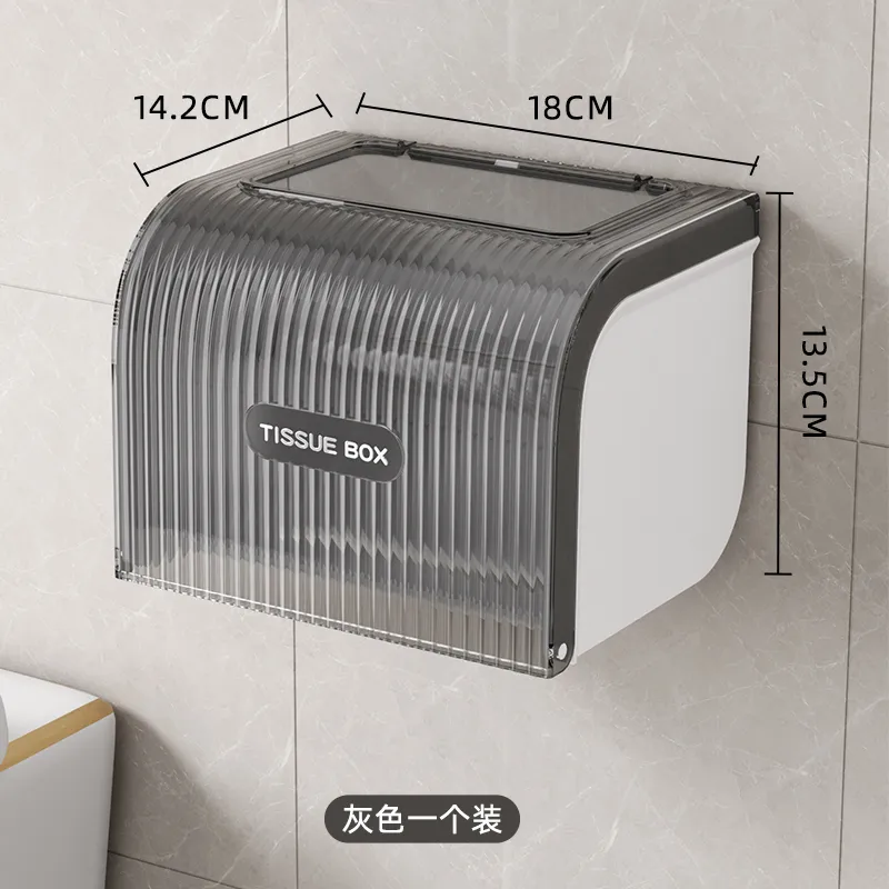 DHgate.com:Waterproof Wall-Mounted Paper Towel Roll Storage Box Tissue ...