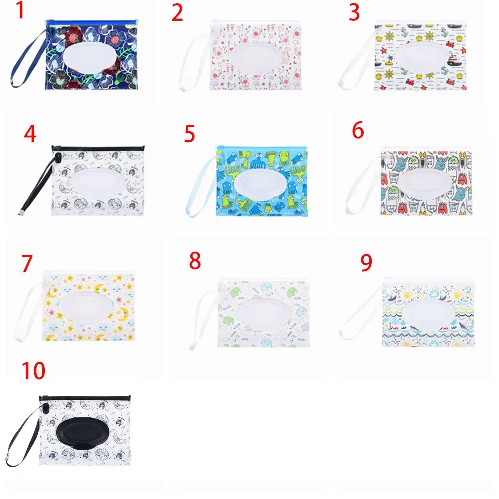 Clamshell Portable Refillable Wet Wipes Case Eco Friendly Travel Wipes ...