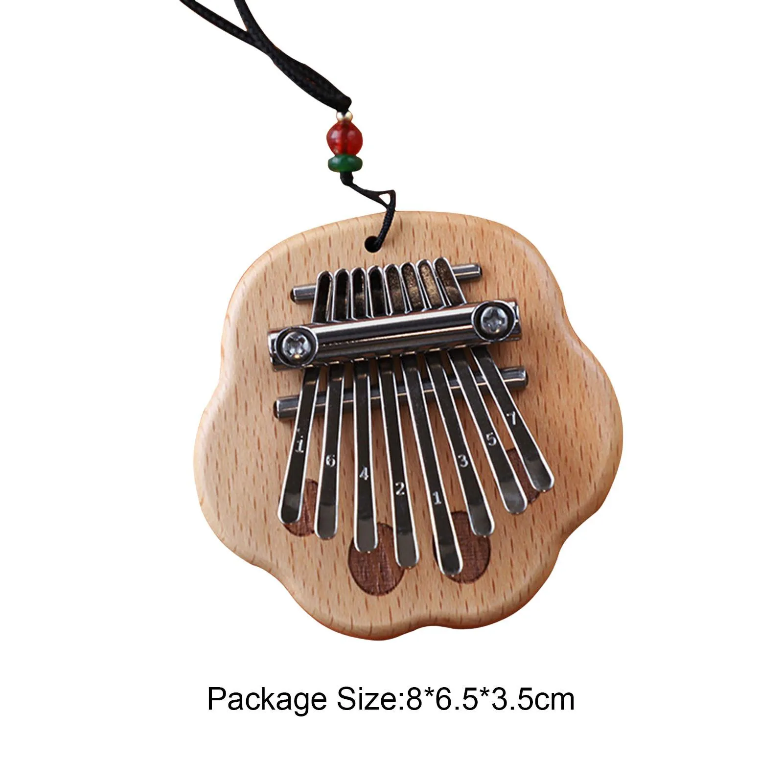 DHgate.com:2024Mini Wooden Kalimba Thumb Piano, Portable Finger Piano ...