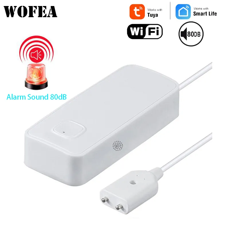 DHgate.com:Wofea Smart Water Leakage Detector: 80 dB Alarm, Tuya/Smart ...