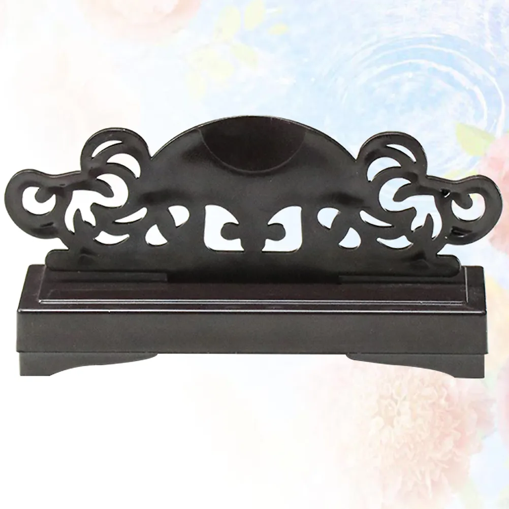 Handheld Wooden Fan Display Stand for Wall Hanging - Decorative Vintage ...