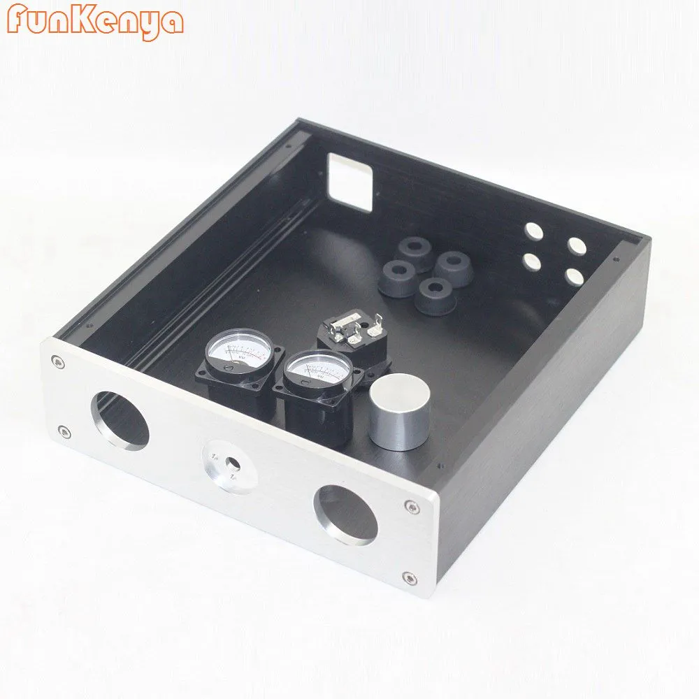 Amplifier Chassis PSU Aluminum Housing With Dual Meters, DAC Decoder ...