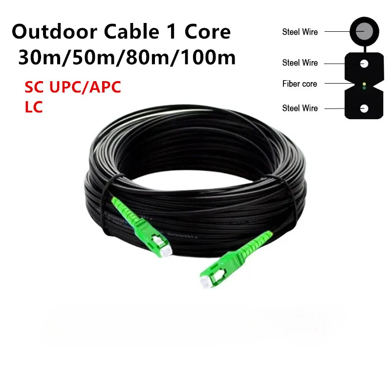 DHgate.com:Optical Fiber Drop Cable: 30m/50m/80m/100m, Single Mode, SC ...