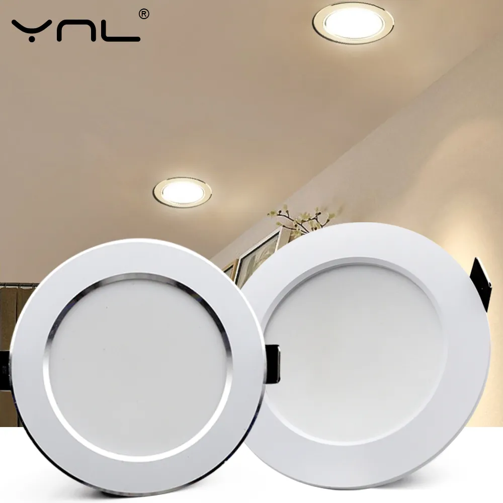 LED Ceiling Downlight Lamps 18W Round Recessed Downlight For Living ...