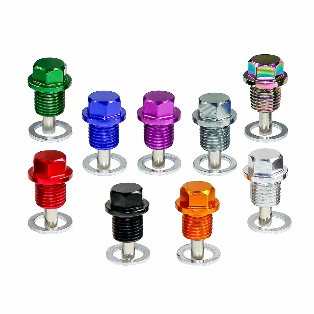 DHgate.com:Aluminum Magnetic Oil Drain Plug Bolt Sump Plug for M14P1 ...