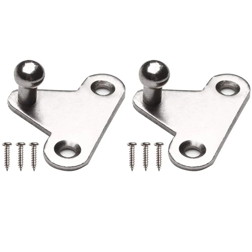 10MM Ball Stud Mount Bracket for Universal Gas Spring Strut Lift Support Shock Prop - Steel, 2 ...