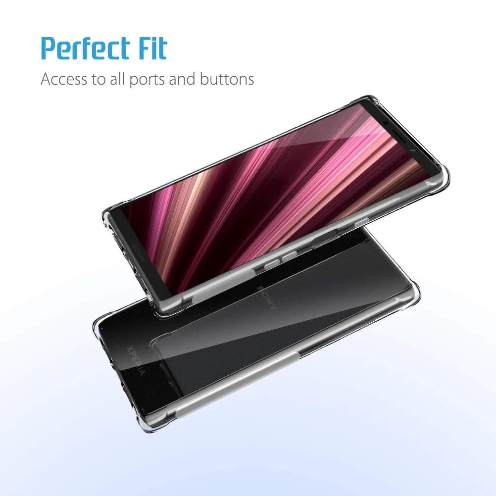 Soft TPU Transparent Phone Case for Sony Xperia L4 L3 L2 L1 Ultra-Thin ...