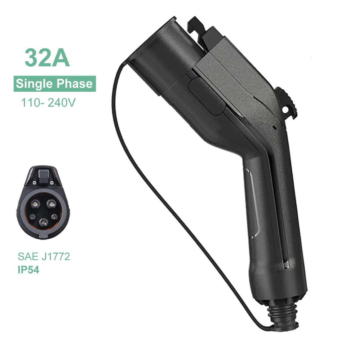 EV Charging Connector Type 1 SAE J1772 Female Plug... From Ddmyday ...