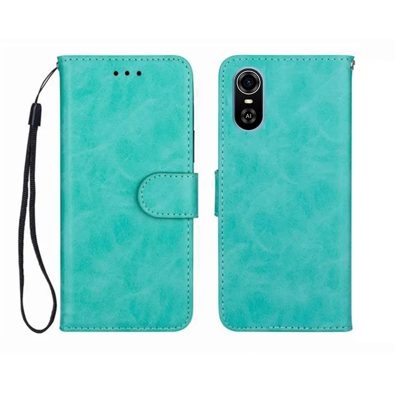 Phone Cover with Wallet Flip Leather Case for ZTE Blade A31 Plus 6 in ...