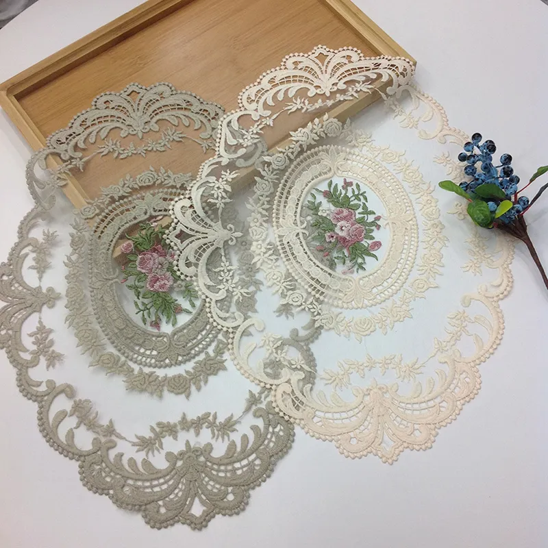 DHgate.com:European-Style Lace Embroidered Coasters - 6Pcs Placemats ...
