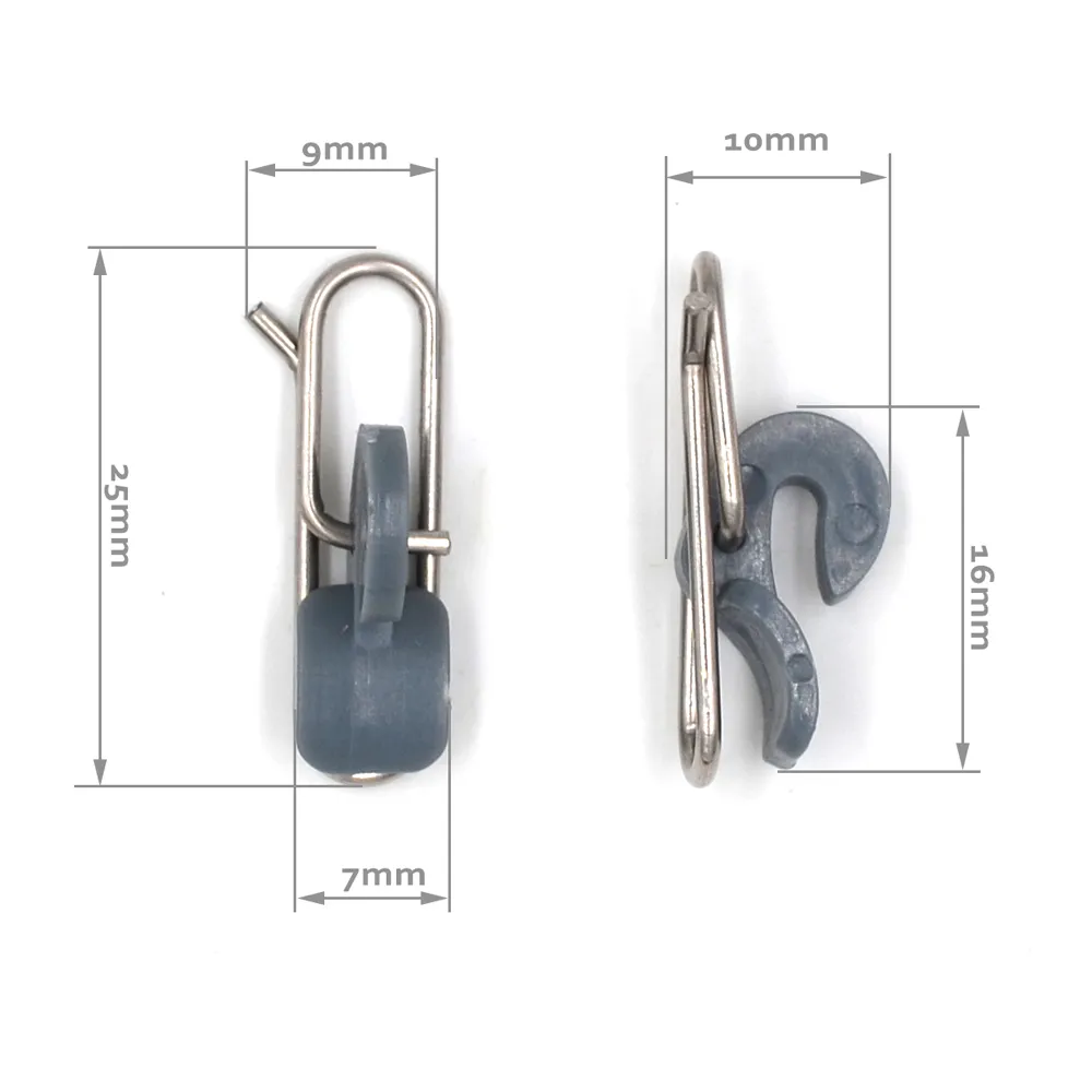 Fishing Clips and Swivels Impact Bait Clips: Durable Hook Release Clips ...
