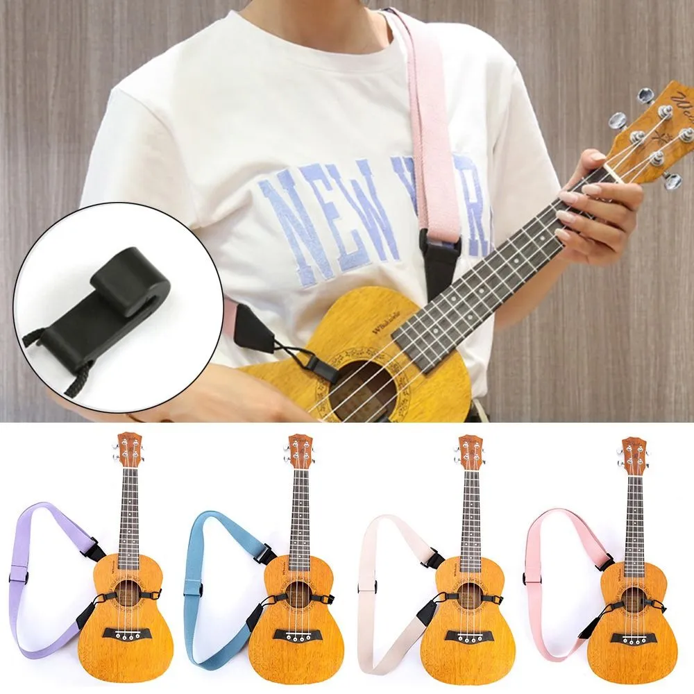 Adjustable Ukulele Guitar Strap Soft Polyester Shoulder Belt with ...