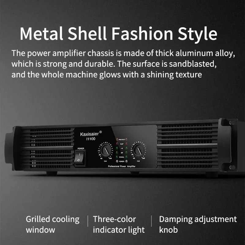 Dual-Ch. Audio Power Amplifier, Pro DJ Equipment for Subwoofers ...